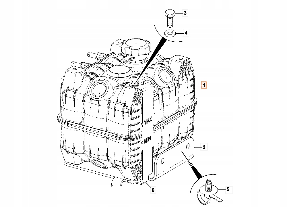 ZBIORNIK WYRÓWNAWCZY 334/K0052 JCB JS200 JS210 - 14286648721 ...