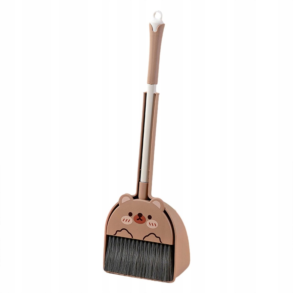 Small Broom and Dustpan Set House Cleaning Gifts Educational Toy Bear ...