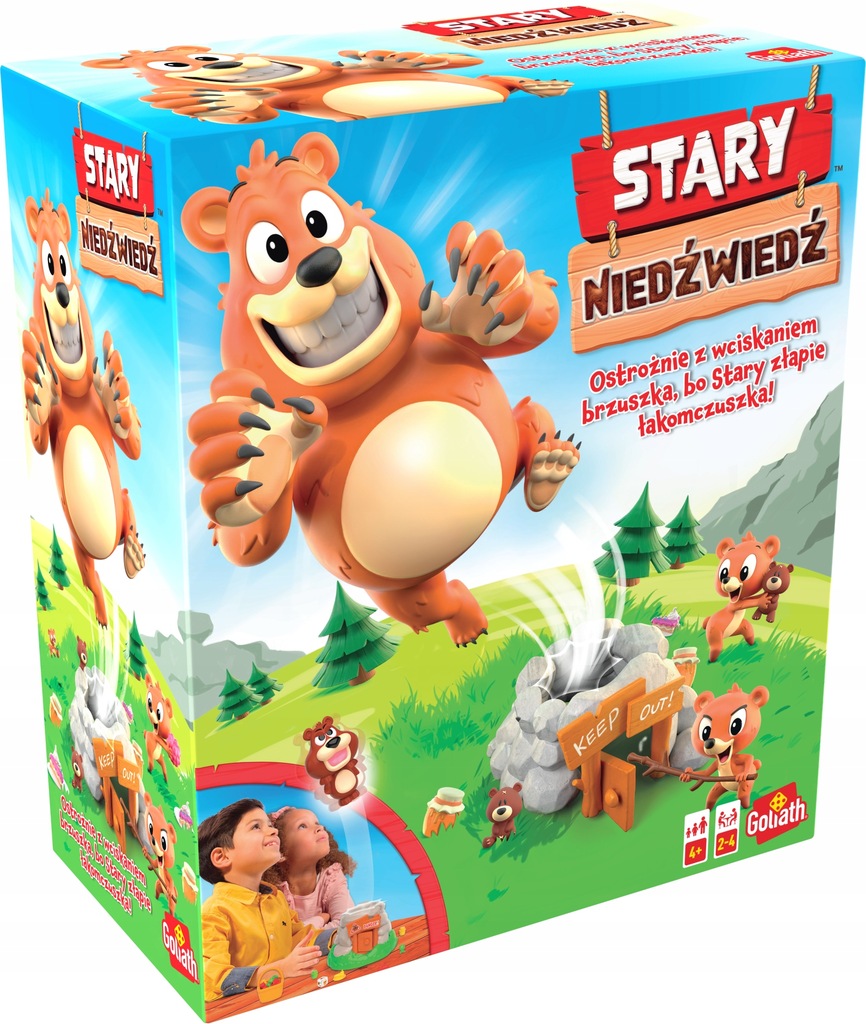 Gra zręcznościowa Stary Niedźwiedź Goliath Games - 13040462822 - oficjalne archiwum Allegro