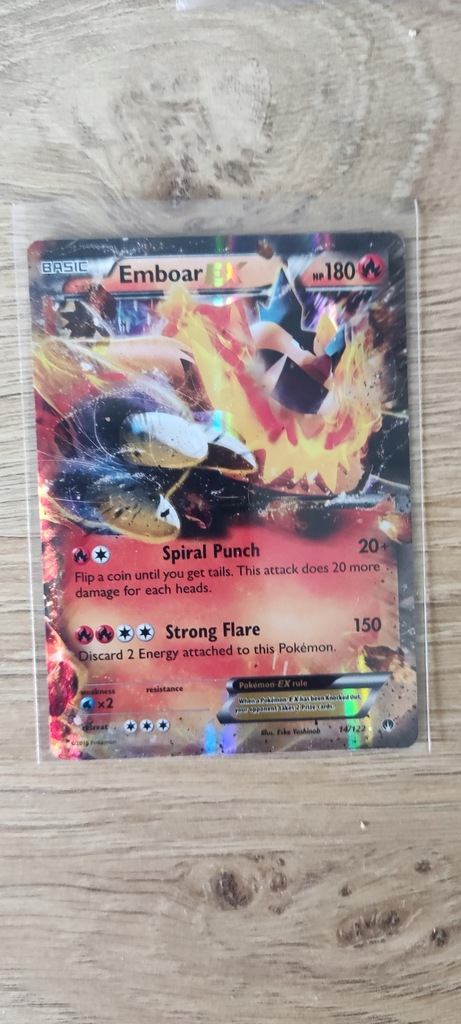#14/122 Emboar EX ULTRA RARE XY Breakpoint - 12111403641 - oficjalne ...