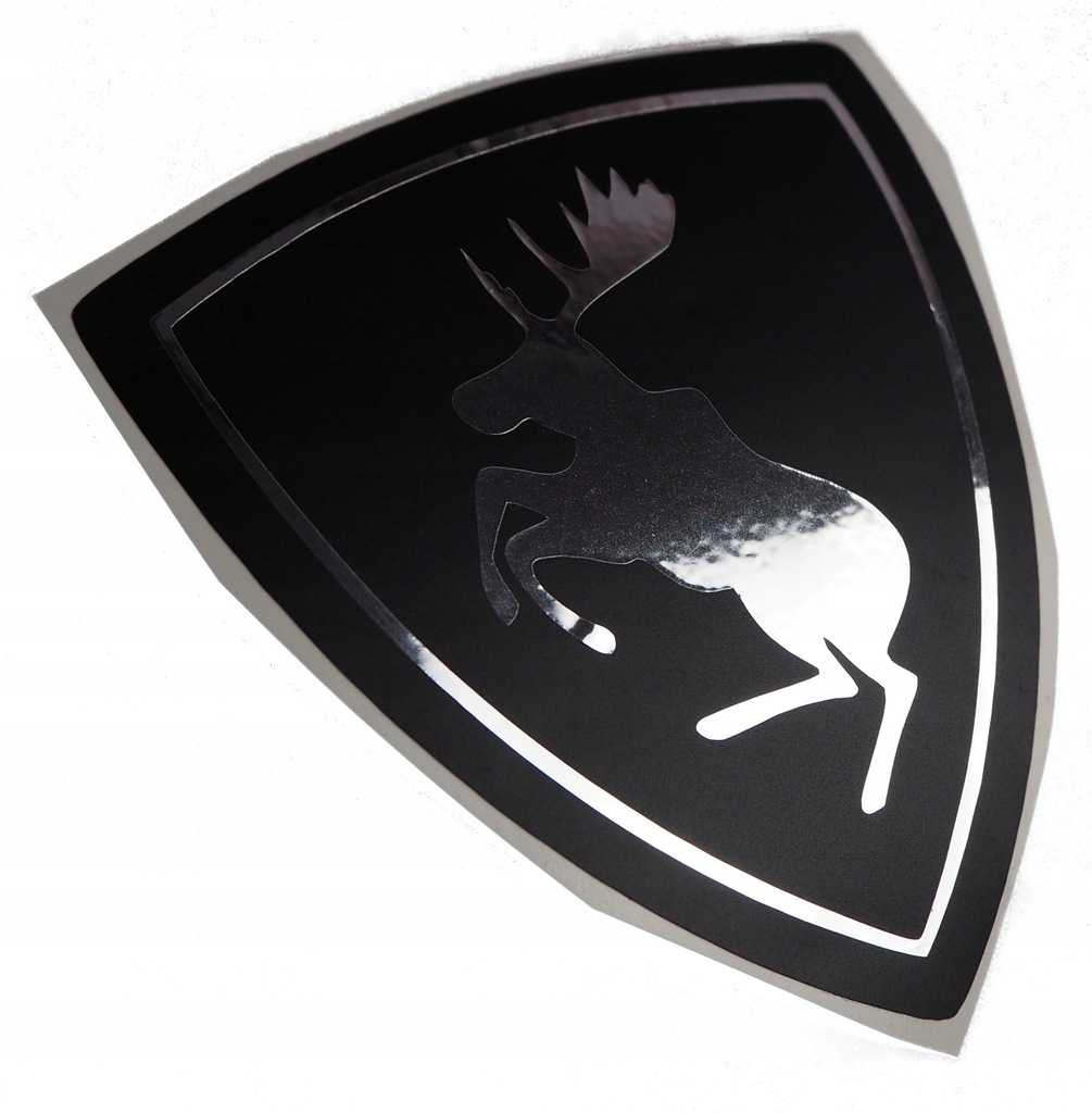 Volvo CHROM łoś naklejka ORACAL emblemat czarna - 11422462391 ...