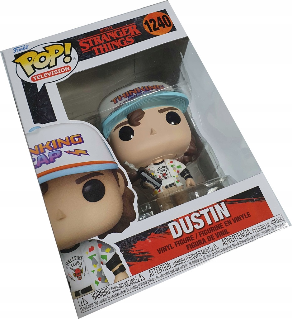 FUNKO POP STRANGER THINGS DUSTIN 1240 - 12328513647 - oficjalne ...