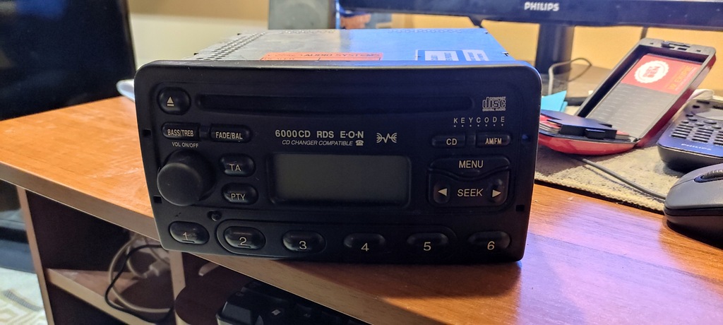 ORYGINALNE RADIO FORD MONDEO 6000 CD RDS EON - 13112471928 - oficjalne ...