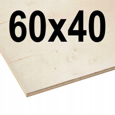 SKLEJKA 3mm 600x400 KL2 LASER CNC DECOUPAGE JASNA - 7809183118 - oficjalne archiwum Allegro