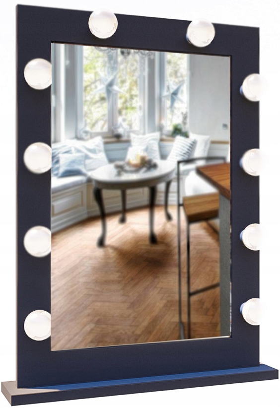Lustro kosmetyczne LED do makijażu wiszące 62x50 - 10586872938 ...