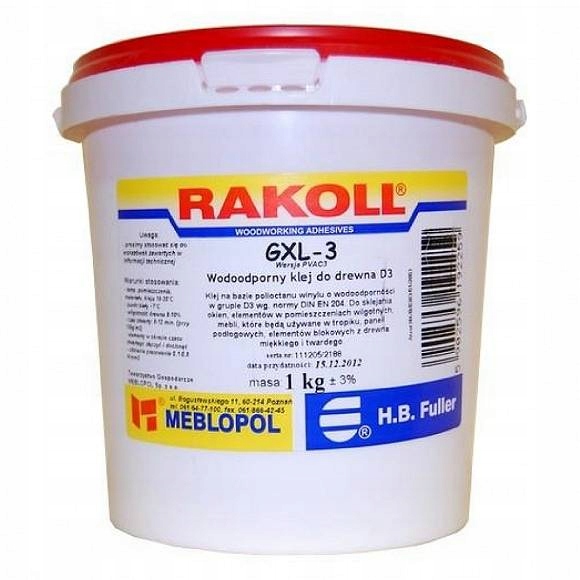 Klej do drewna Rakoll RAKOL GXL-3 1KG 1000 ml - 12082998119 - oficjalne ...