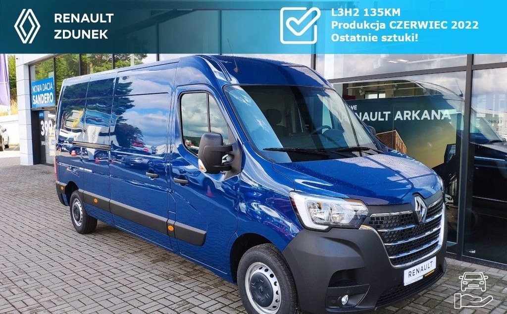 Renault Master Furgon Poj. Kabina FWD Pack Cli... - 12547646147 - oficjalne archiwum Allegro