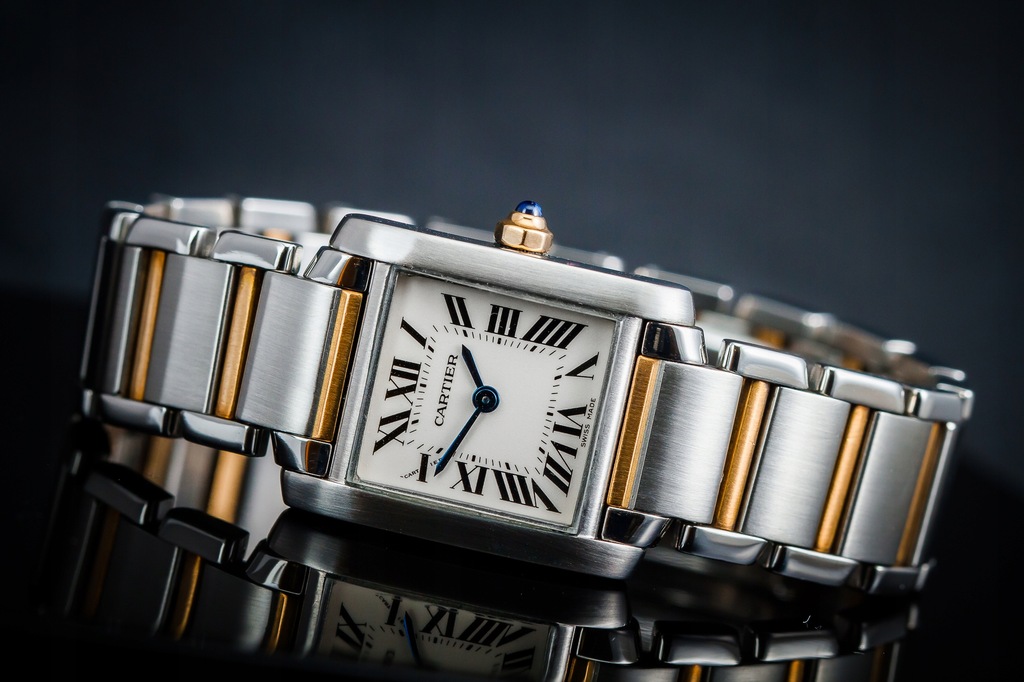 zegarek CARTIER TANK Lady - 12602111683 - oficjalne archiwum Allegro