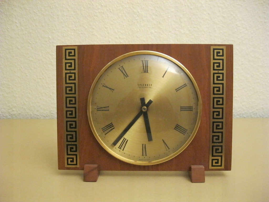 ART- DECO SPLENDEX STARY NIEMIECKI ZEGAR KOMINKOWY - 9155086909 ...