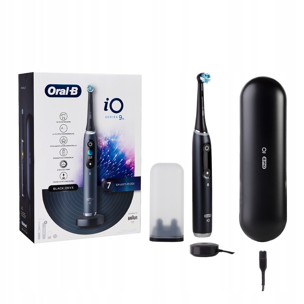 Szczoteczka Magnetyczna Oral-B iO9 Onyx Black - 12309135095 - oficjalne archiwum Allegro