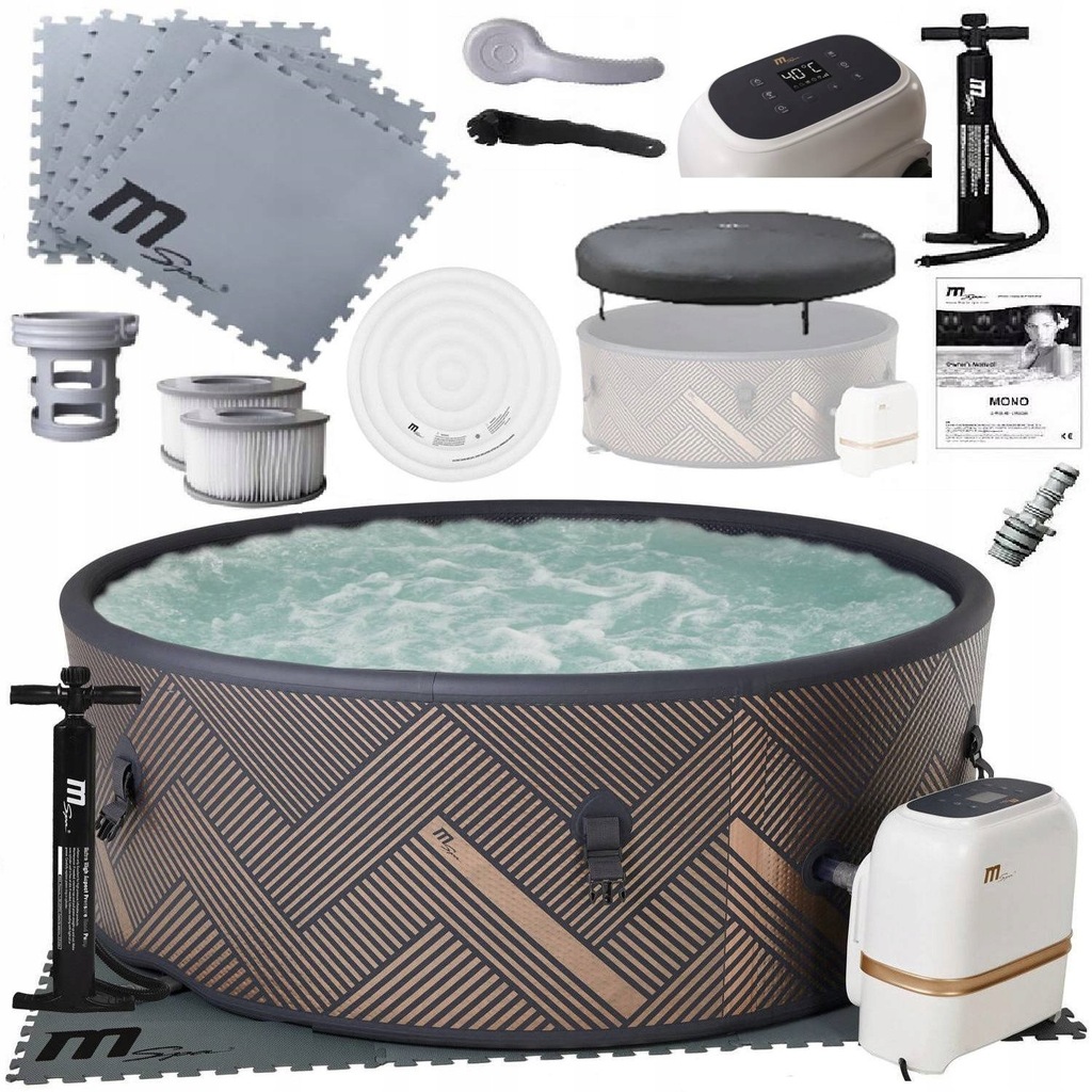 Jacuzzi Mspa Mono F-M0061 DUŻE 930L OZON FILTRY - 14662589894 ...