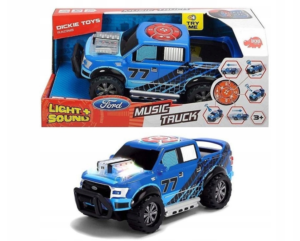 Dickie Samochód PICK-UP Ford Mustang Truck - 12623349129 - oficjalne ...