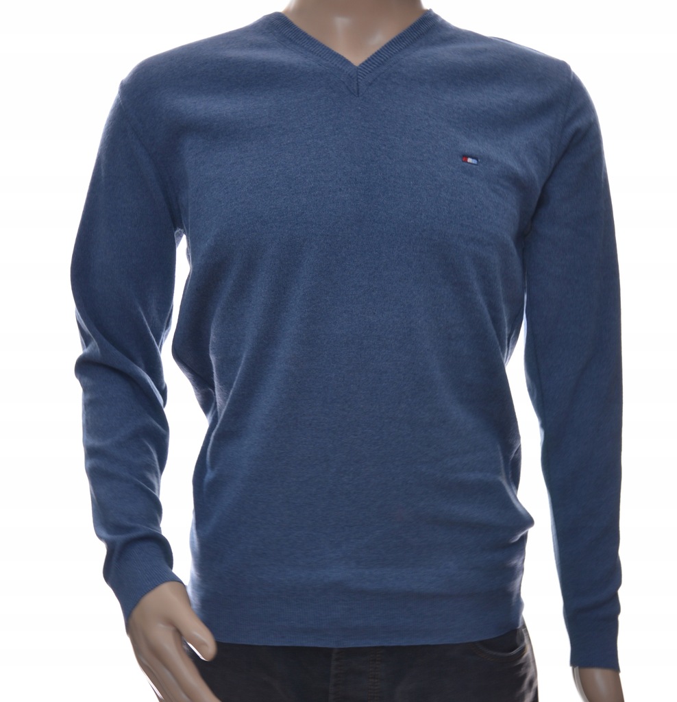 Turecki sweter męski klasyczny w serek XXL 2XL - 12864900120 ...