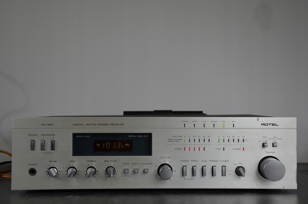 AMPLITUNER ROTEL RX-550 SUPER OKAZJA! JAPAN - 12723149924 - oficjalne ...