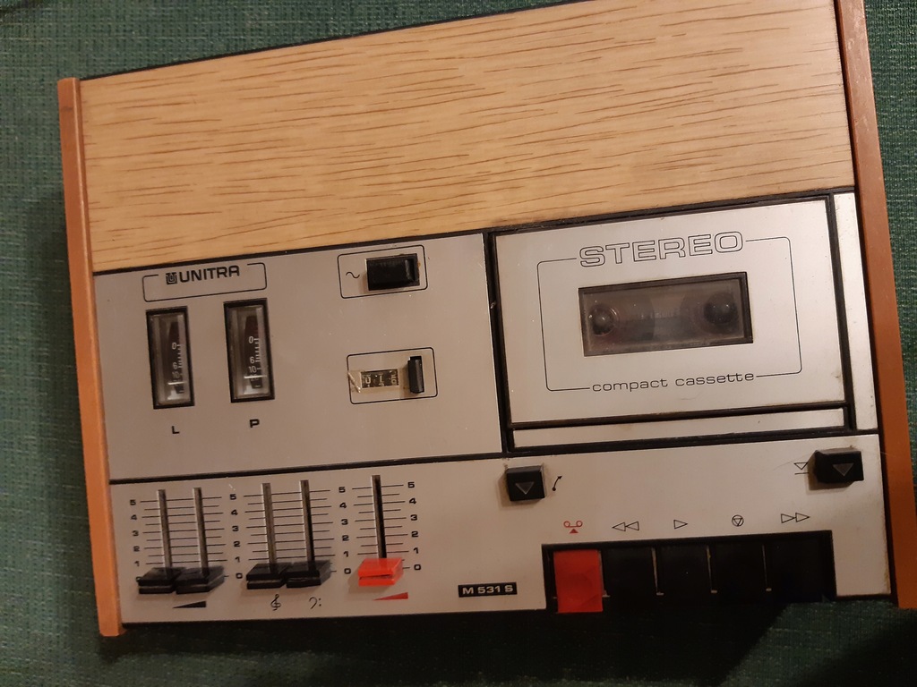 MAGNETOFON KASETOWY STEREO M 531 S UNITRA - 11301396747 - oficjalne archiwum Allegro