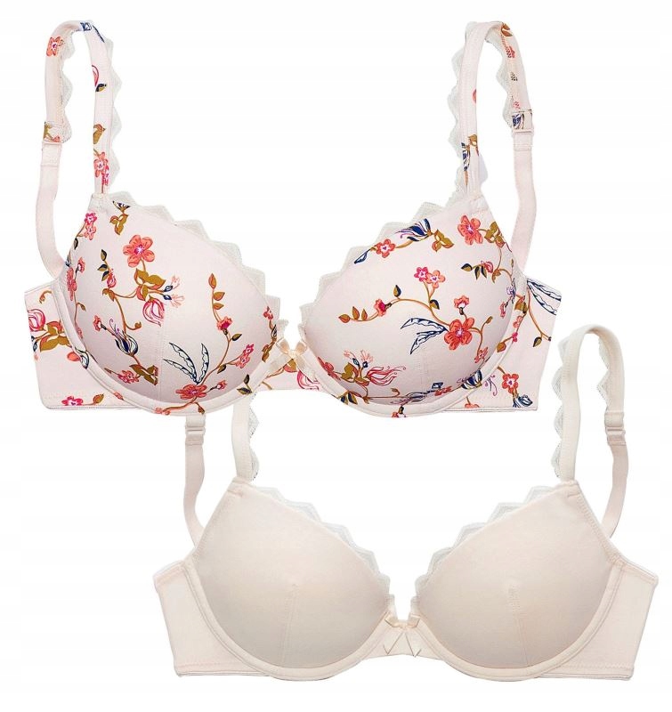 PETITE FLEUR RÓŻOWY BIUSTONOSZ 70A - 12036293827 - oficjalne archiwum Allegro