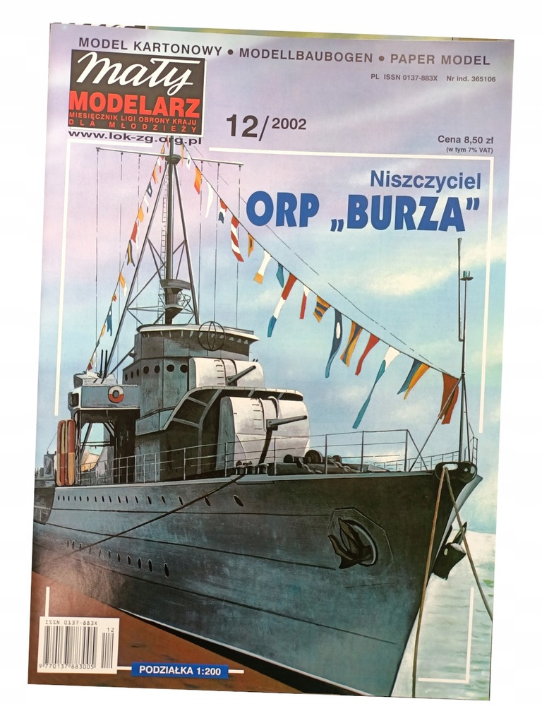 MAŁY MODELARZ 12/2002 ORP BURZA - 13669204584 - oficjalne archiwum Allegro