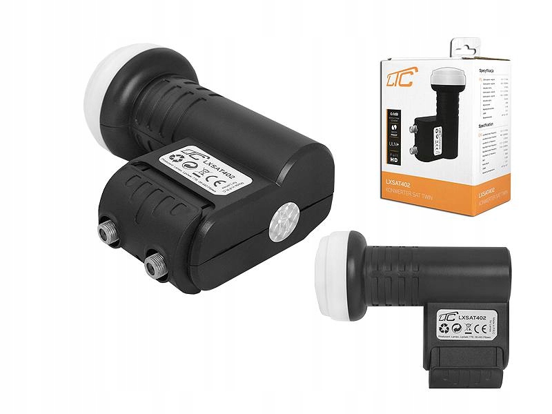 KONWERTER SATELITARNY TWIN FULL HD 4K NC+ POLSAT - 9661473526 - oficjalne archiwum Allegro