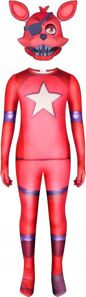 Five Nights Rockstar Foxy kostium Horror Freddy - 14240239038 ...