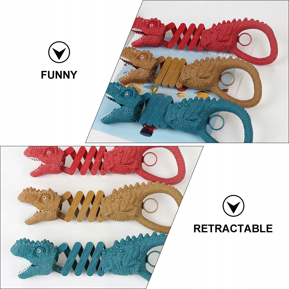 Spring Toys Dinosaur Telescopic Clip Grabber Claw - 14354460513 ...