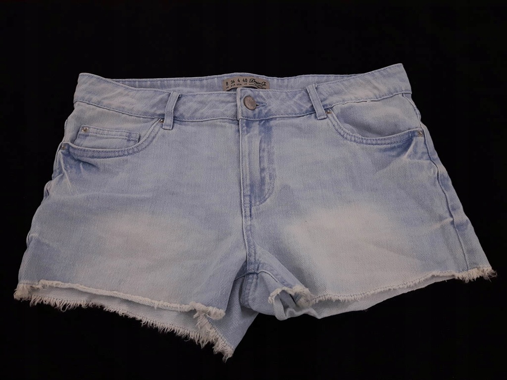 DENIM CO jeansowe KRÓTKIE SPODENKI na lato _ 36 S - 14420449183 - oficjalne archiwum Allegro