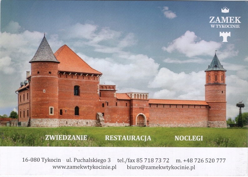 TYKOCIN - ZAMEK + MAPA - 2015R - 13232588202 - oficjalne archiwum Allegro
