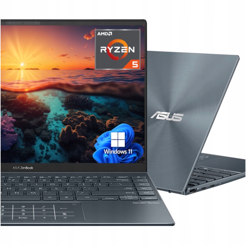 Laptop ASUS Zenbook R5 4500U/8/512 SSD/14" FHD/W11 - 13855793847 ...