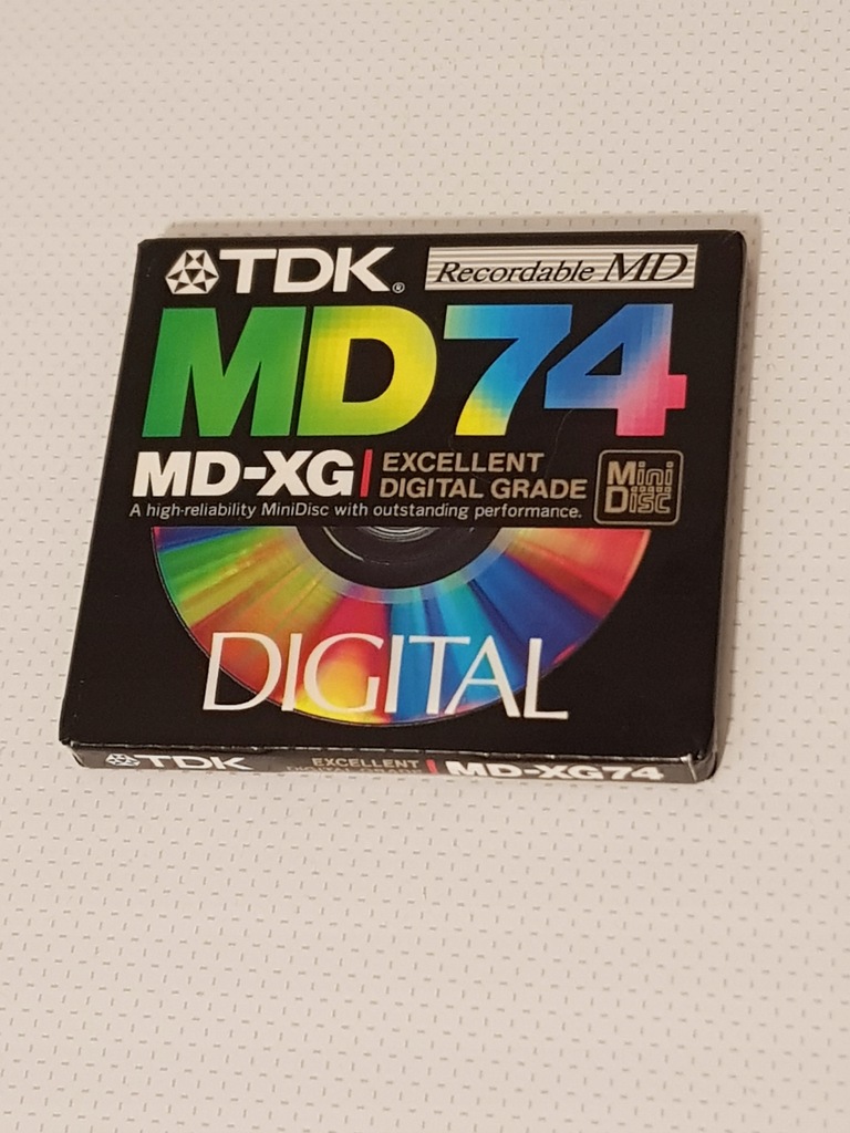 MiniDisc TDK MD-XG 74 - 11582174790 - oficjalne archiwum Allegro