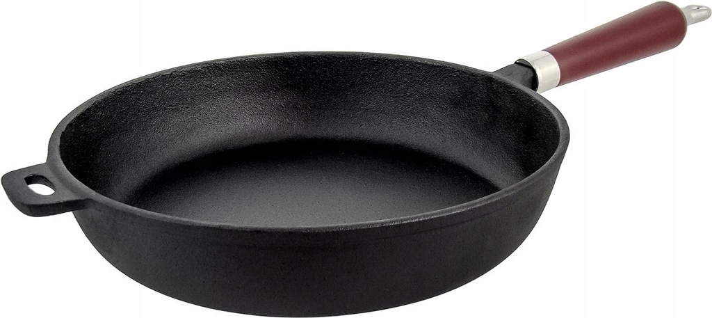 Купить ЧУГУННАЯ СКОВОРОДА, Тяжелая, Глубокая, 20 см, ГАЗОВАЯ ИНДУКЦИЯ ...