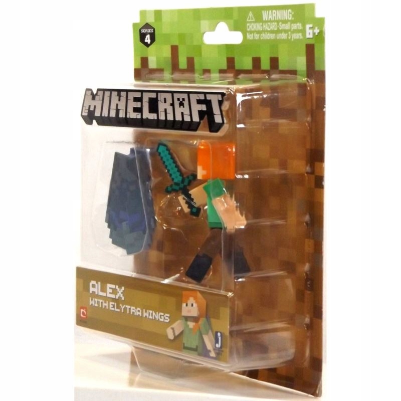 Figurka Minecraft Alex Ze Skrzydłami MOJANG - 7639922723 - oficjalne ...