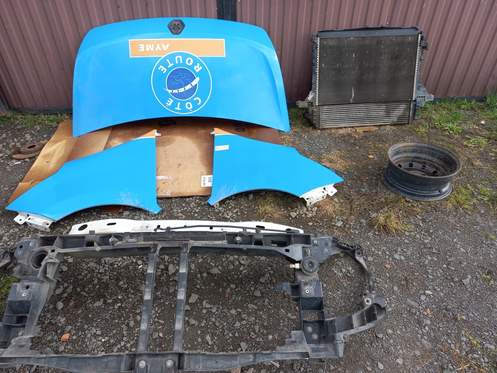 RENAULT MASTER III 3 KOMPLETNY PRZÓD MASKA PAS - 13483895143 ...