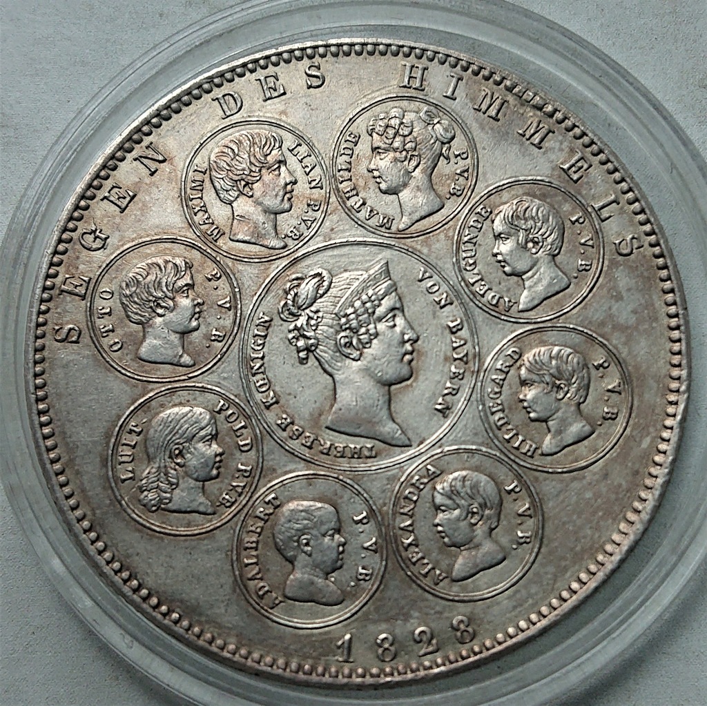 1828 Niemcy Bawaria Bayern Talar Familijny - 13908011568 - oficjalne archiwum Allegro