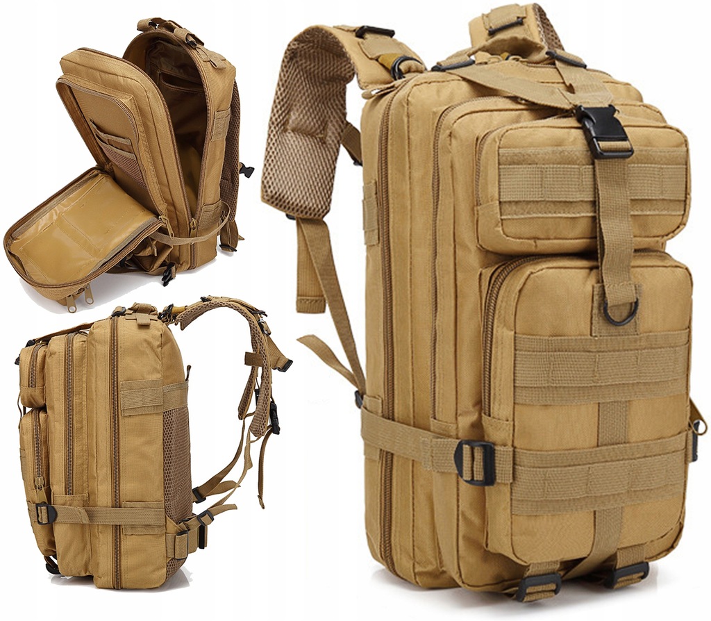 PLECAK TURYSTYCZNY WOJSKOWY TAKTYCZNY SURVIVAL - 12014041205 - oficjalne archiwum Allegro