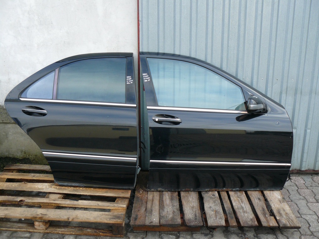 Mercedes W220 S klasa drzwi prawy przód tył - 7090924807 - oficjalne archiwum Allegro