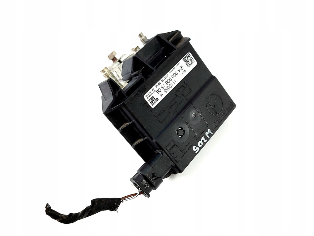 MERCEDES C-KLASA W205 Klema minusowa moduł akumulatora 18r ...