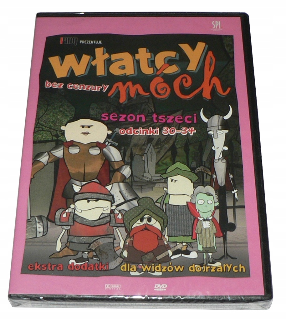 DVD - Włatcy móch - sezon tszeci -odc.30-34 -FOLIA - 9128541485 ...