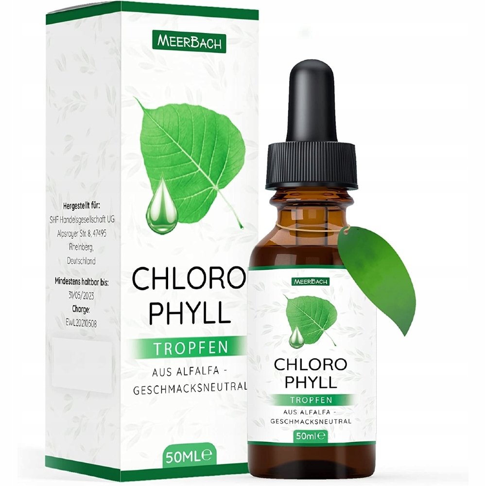 Zielony chlorofil w płynie z lucerny 50ml Pipeta - 12567351225 ...