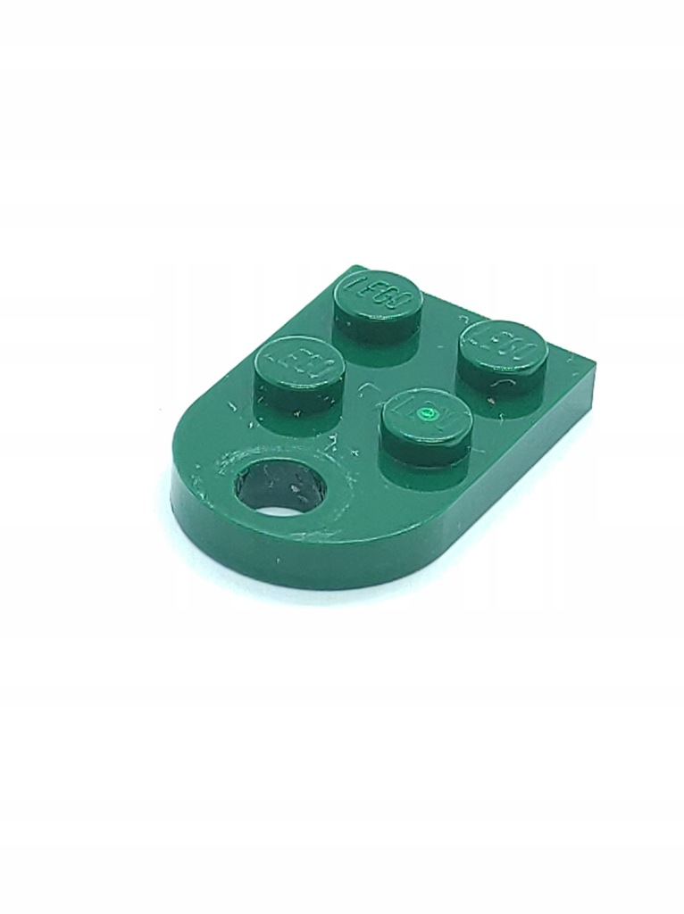 lego 3176 płytka 2x2 z otworem butelkowa zieleń - 10701841397 ...