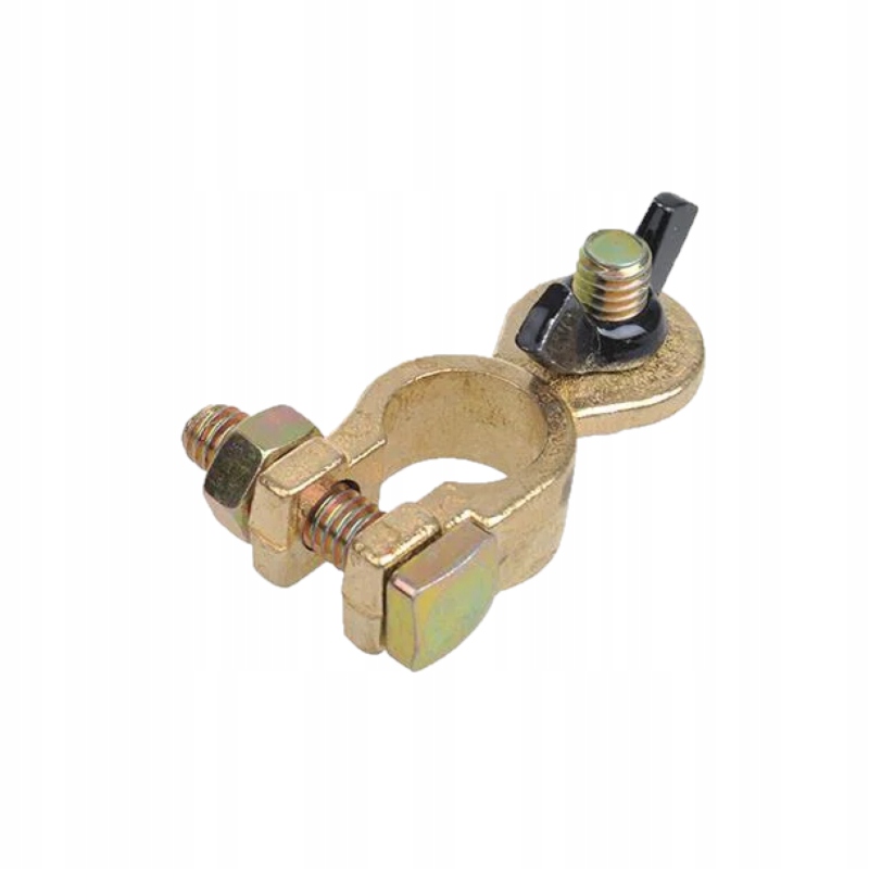 KLEMA akumulatora minus - mosiężna z motylkiem - 12354561078 ...