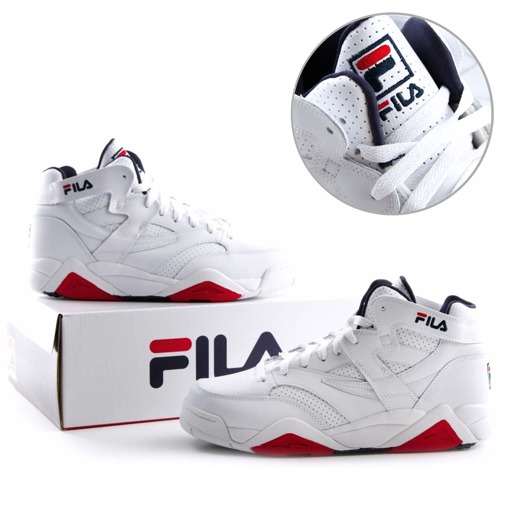 Buty FILA męskie wysokie białe sneakersy r. 42 - 13549020293 - oficjalne archiwum Allegro