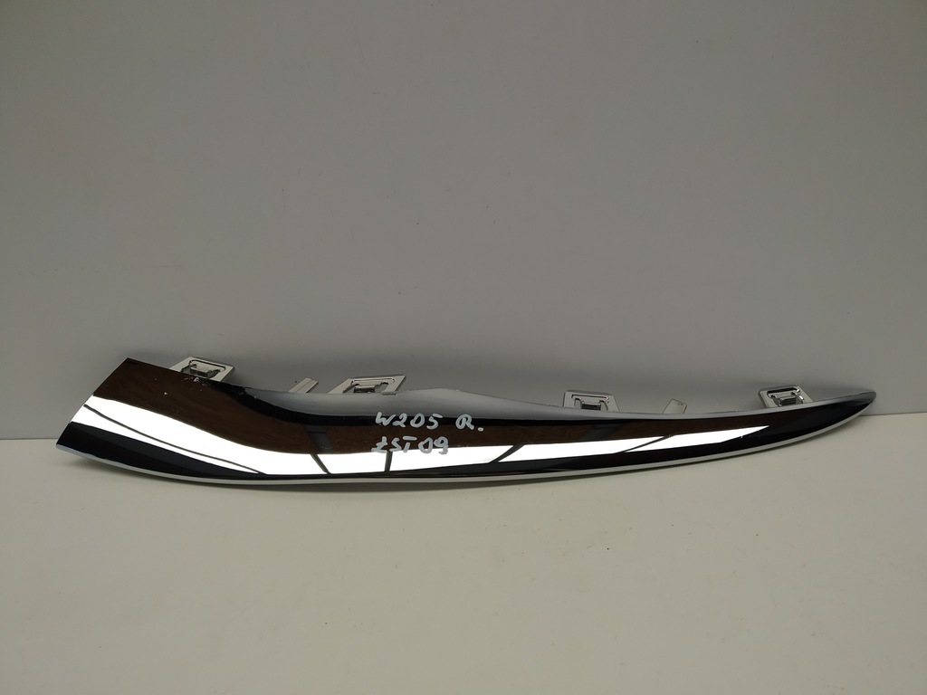 Mercedes W205 Amg Pakiet lift listwa prawa chrom zderzaka przód ...