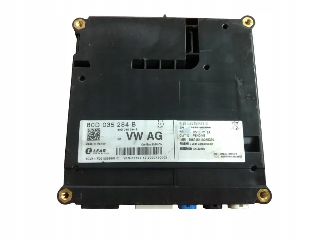 VW PASSAT B8 MODUŁ SOS 80D035284B - 13109265550 - oficjalne archiwum ...
