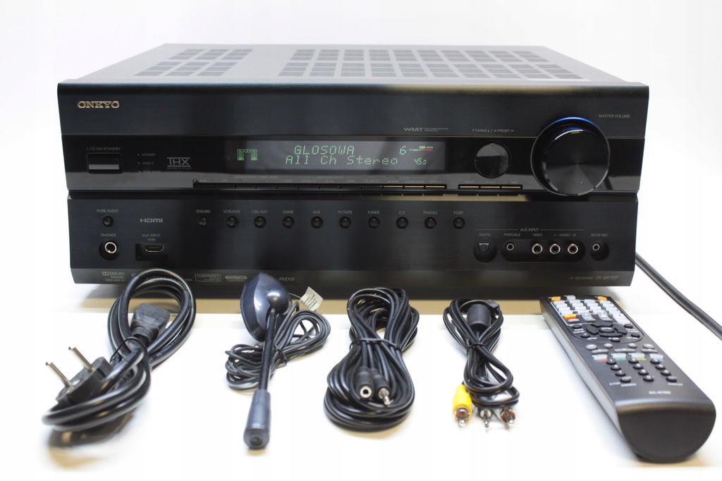 Amplituner 7.1 Onkyo TX-SR707 NOWY UKŁAD DSP BEZ WADY FABRYCZNEJ GWARANCJA - 15045172118 ...