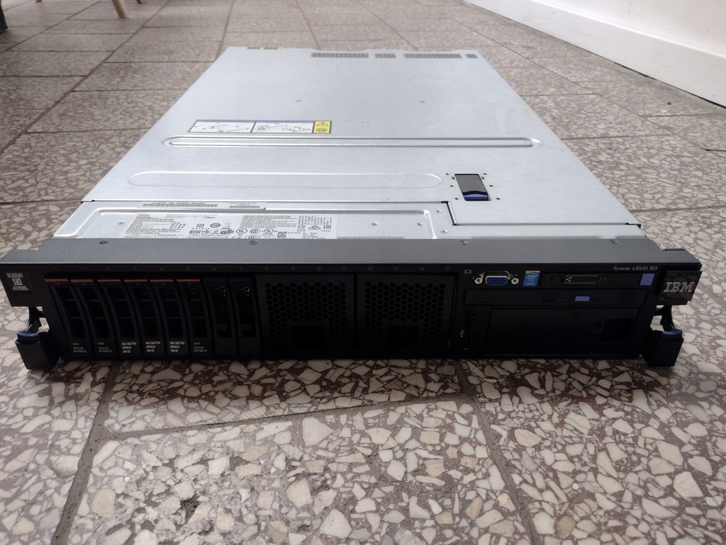 IBM System x3650 M4 E5-2620 16GB 8x2,5" M5110E - 13674476396 - oficjalne archiwum Allegro