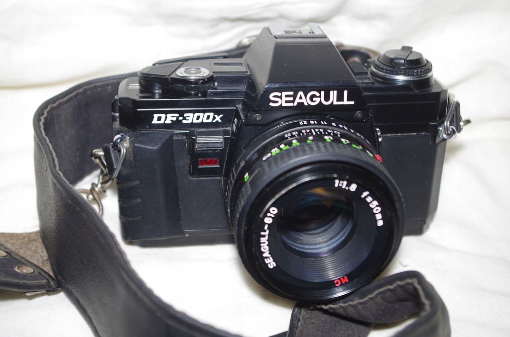 LUSTRZANKA SEAGULL DF-300X Z OBIEKTYWEM 50mm/1.8 (MINOLTA) sprawna 100% ...