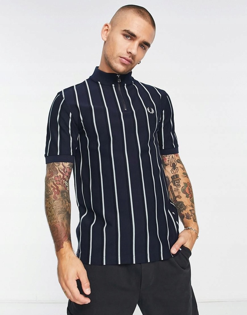 FRED PERRY KOSZULKA POLO PASKI 8EY LT2__L - 13324332704 - oficjalne ...
