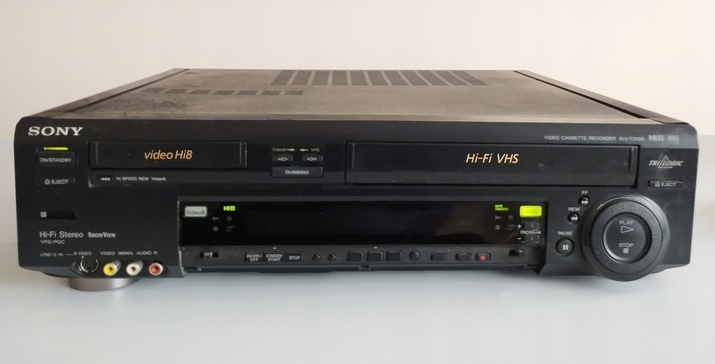 MAGNETOWID HI8 - VHS SONY SLV T2000 - 12931222931 - oficjalne archiwum Allegro