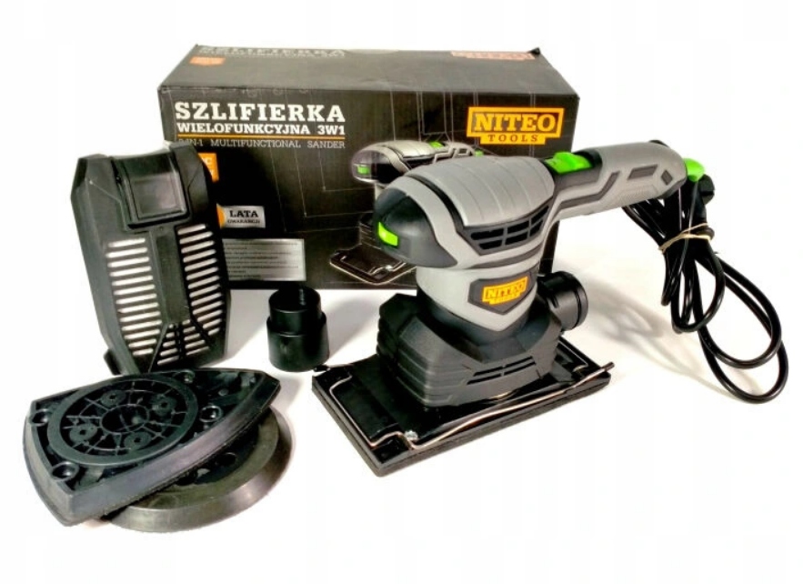 SZLIFIERKA WIELOFUNKCYJNA 3W1 200w NITEO TOOLS - 11367878998 - oficjalne archiwum Allegro