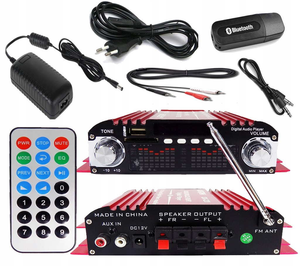 WZMACNIACZ BLUETOOTH AMPLITUNER SUFITOWY USB FM SD - 7894731964 - oficjalne archiwum Allegro