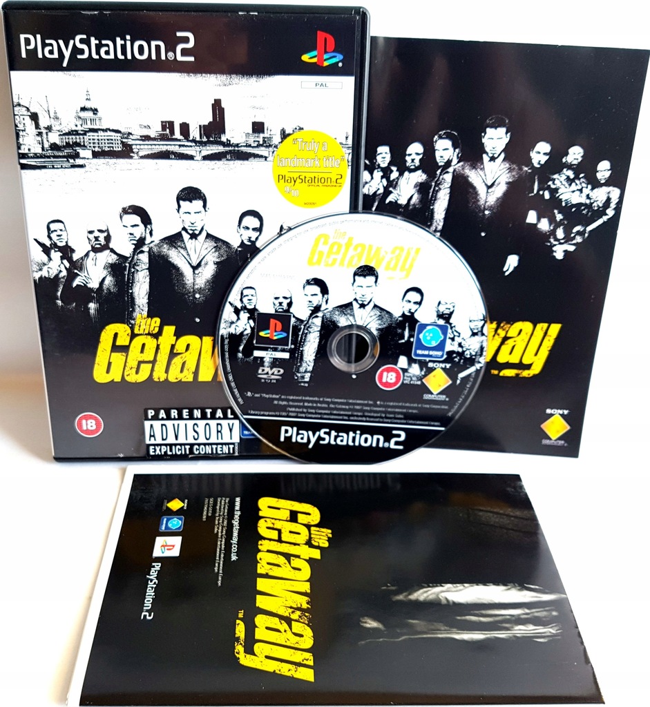 Купить * THE GETAWAY + КАРТА * ИГРА ДЛЯ PS2 КАК НОВАЯ — КАК GTA: отзывы ...